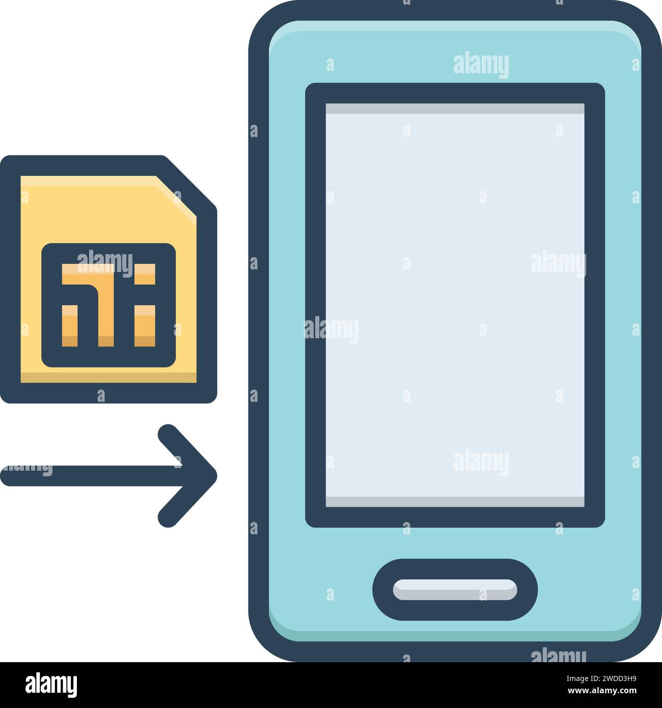 Insert sim Stock Vector Images - Alamy