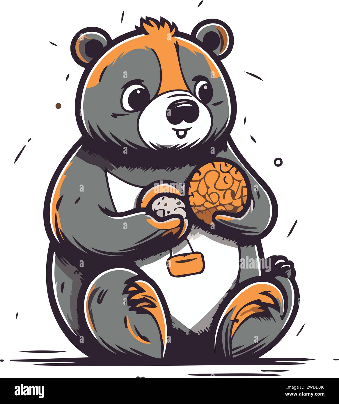 Walnut animal Stock Vector Images - Alamy