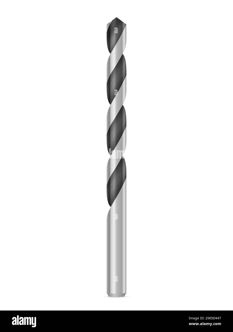 Drill bit on a white background. Vector illustration Stock Photo - Alamy