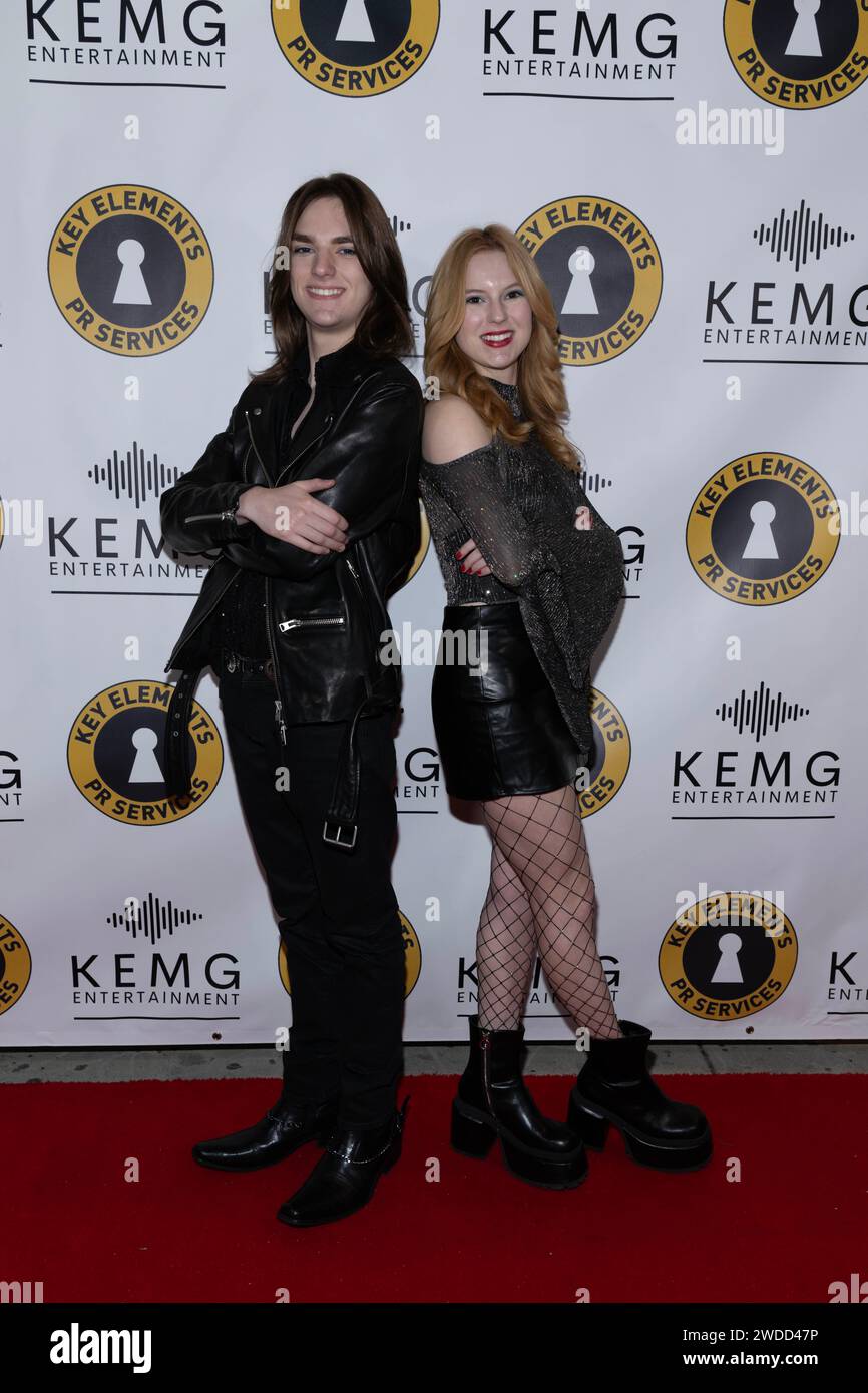 Los Angeles, USA. 19th Jan, 2024. DUPLEXITY Band (Luke Judy, Savannah ...