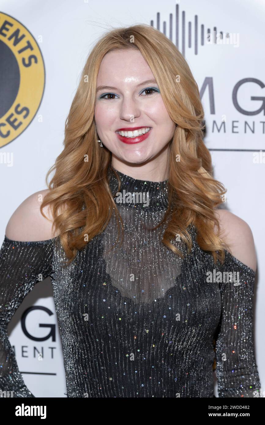 Los Angeles, USA. 19th Jan, 2024. Singer/Actress Savannah Judy attends ...