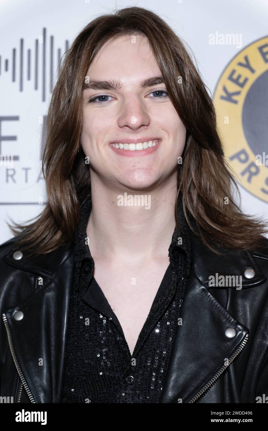 Los Angeles, USA. 19th Jan, 2024. Singer/Actor Luke Judy attends Key ...