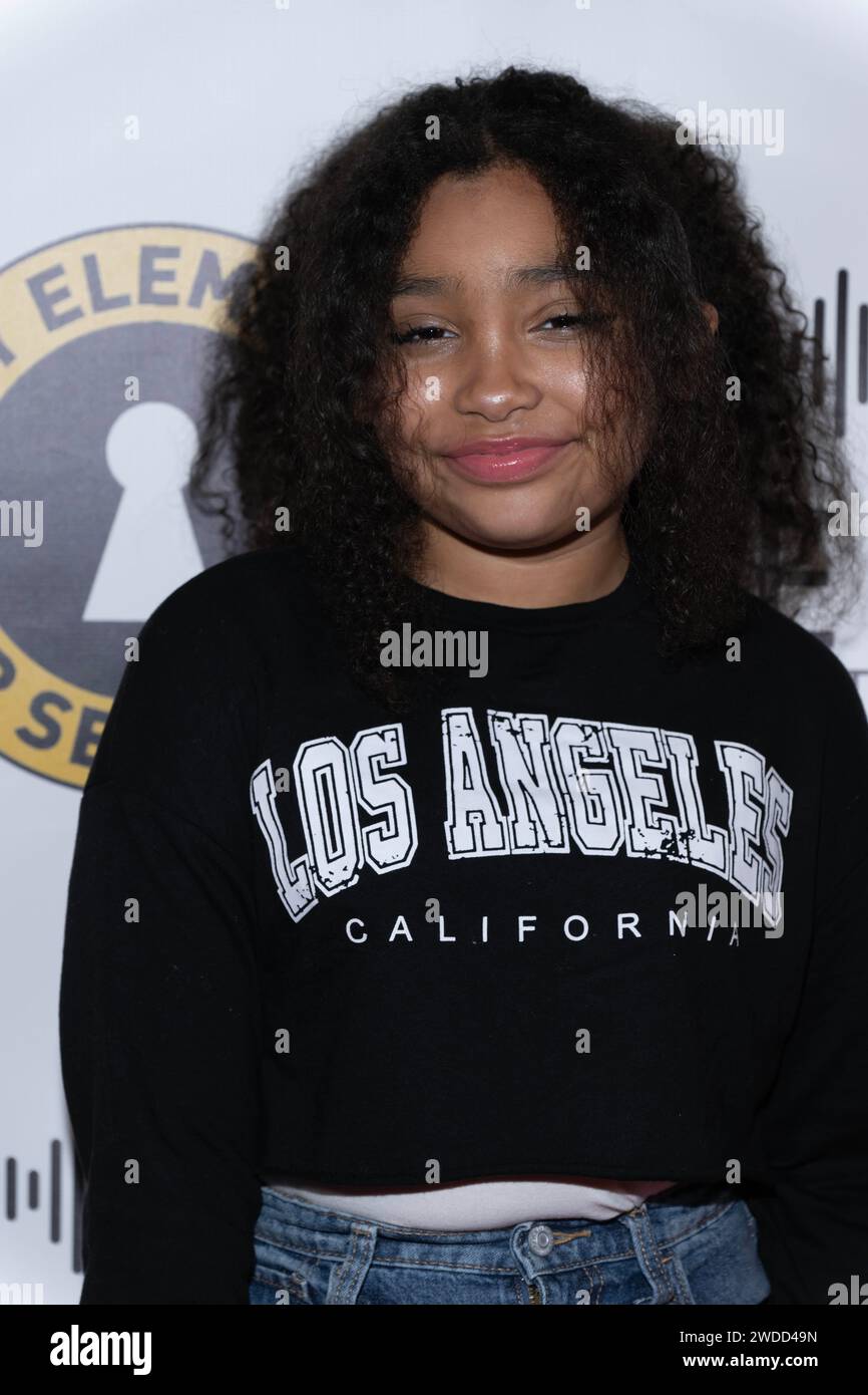 Los Angeles, USA. 19th Jan, 2024. Actress/Singer Ayla Rae attends Key ...