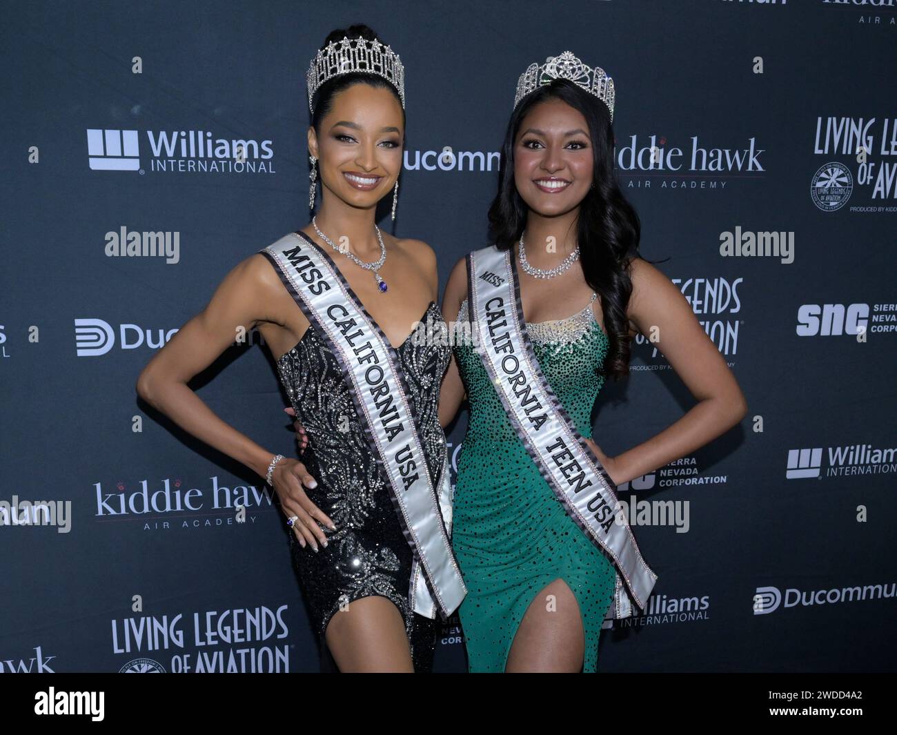 Beverly Hills, California, USA. 19th Jan, 2024. Tianna Clark and Taliya ...