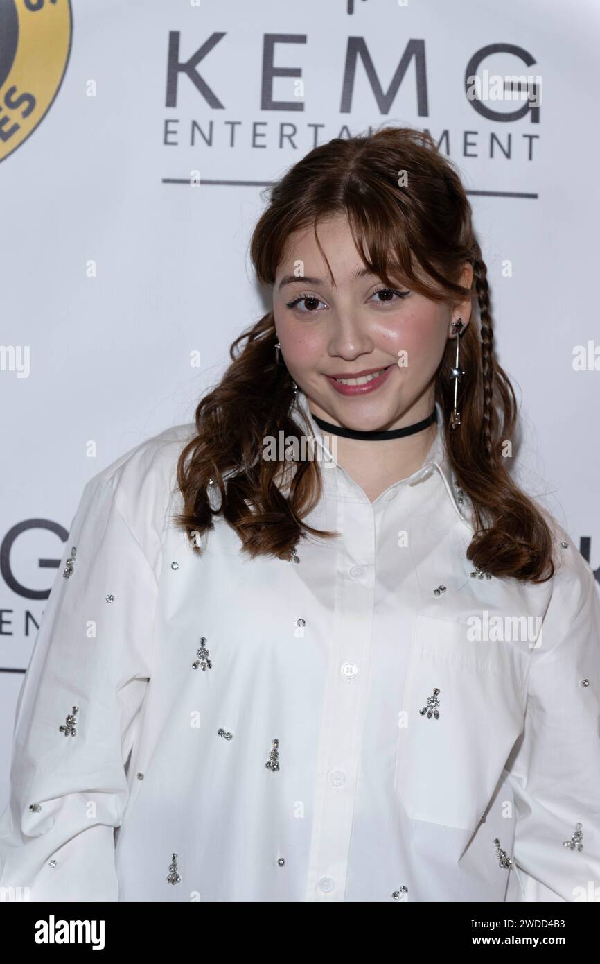 Los Angeles, USA. 19th Jan, 2024. Singer/Actress Maya Ixta Delgado ...