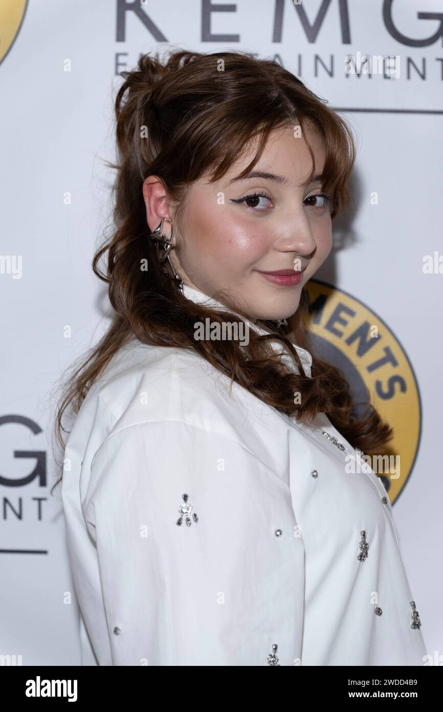 Los Angeles, USA. 19th Jan, 2024. Singer/Actress Maya Ixta Delgado ...