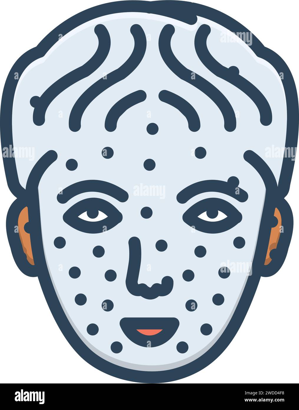 Chickenpox illustration Cut Out Stock Images & Pictures - Alamy