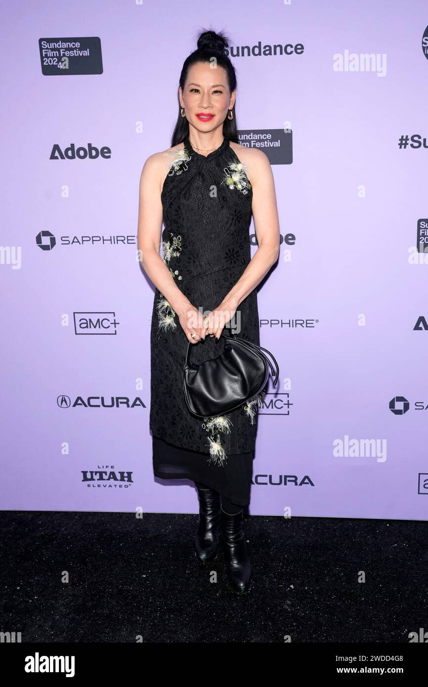 Lucy Liu attends the premiere of "Presence" at the Library Center ...
