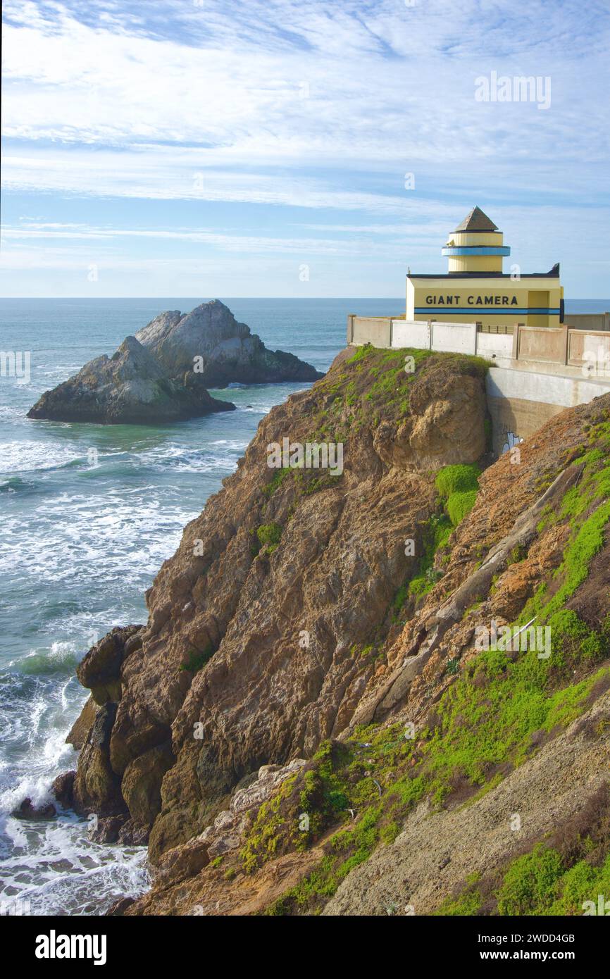 The Giant Camera or Camera Obscura, a historic landmark and tourist ...