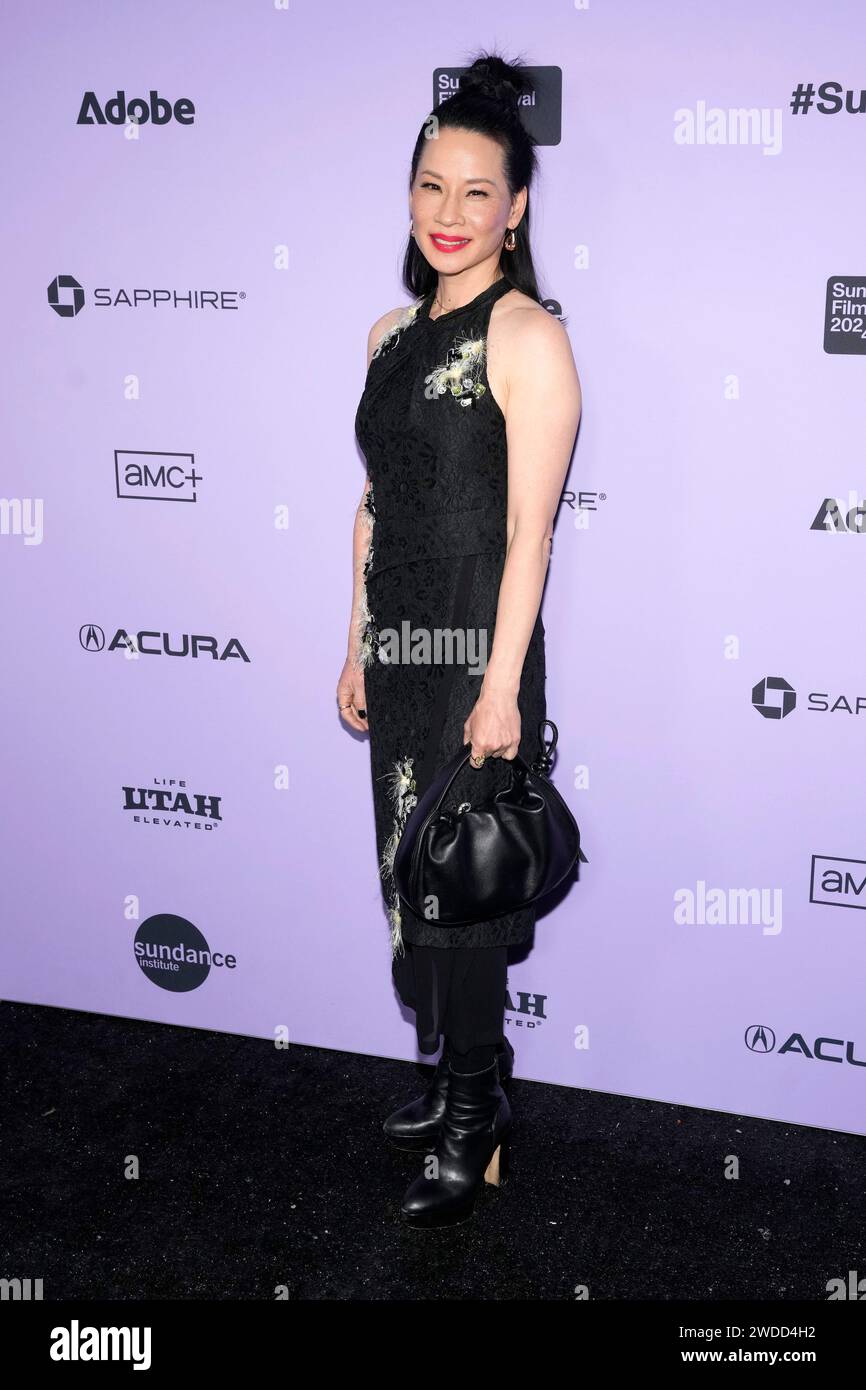 Lucy Liu attends the premiere of "Presence" at the Library Center ...