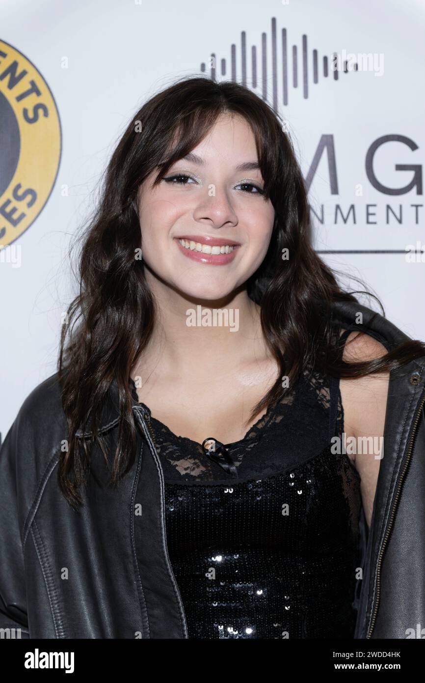 Los Angeles, USA. 19th Jan, 2024. Singer Hailey Hermida attends Key ...