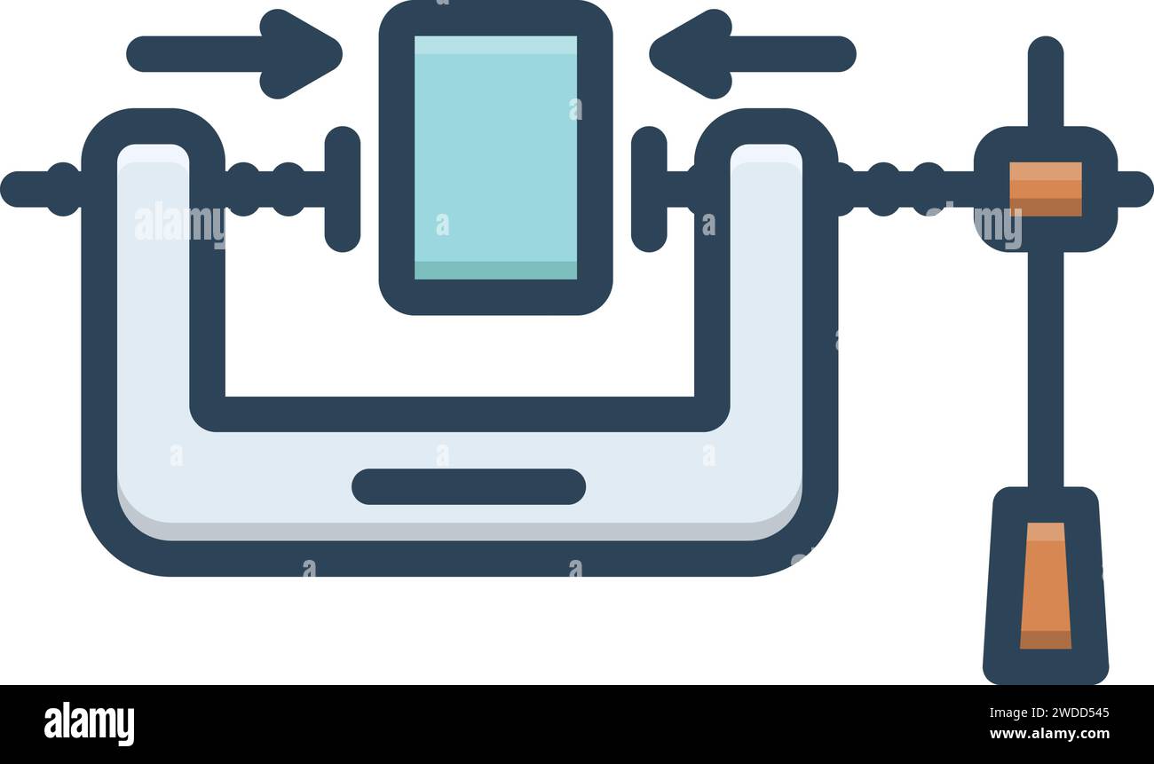 Icon for clampdown,stifle Stock Vector Image & Art - Alamy