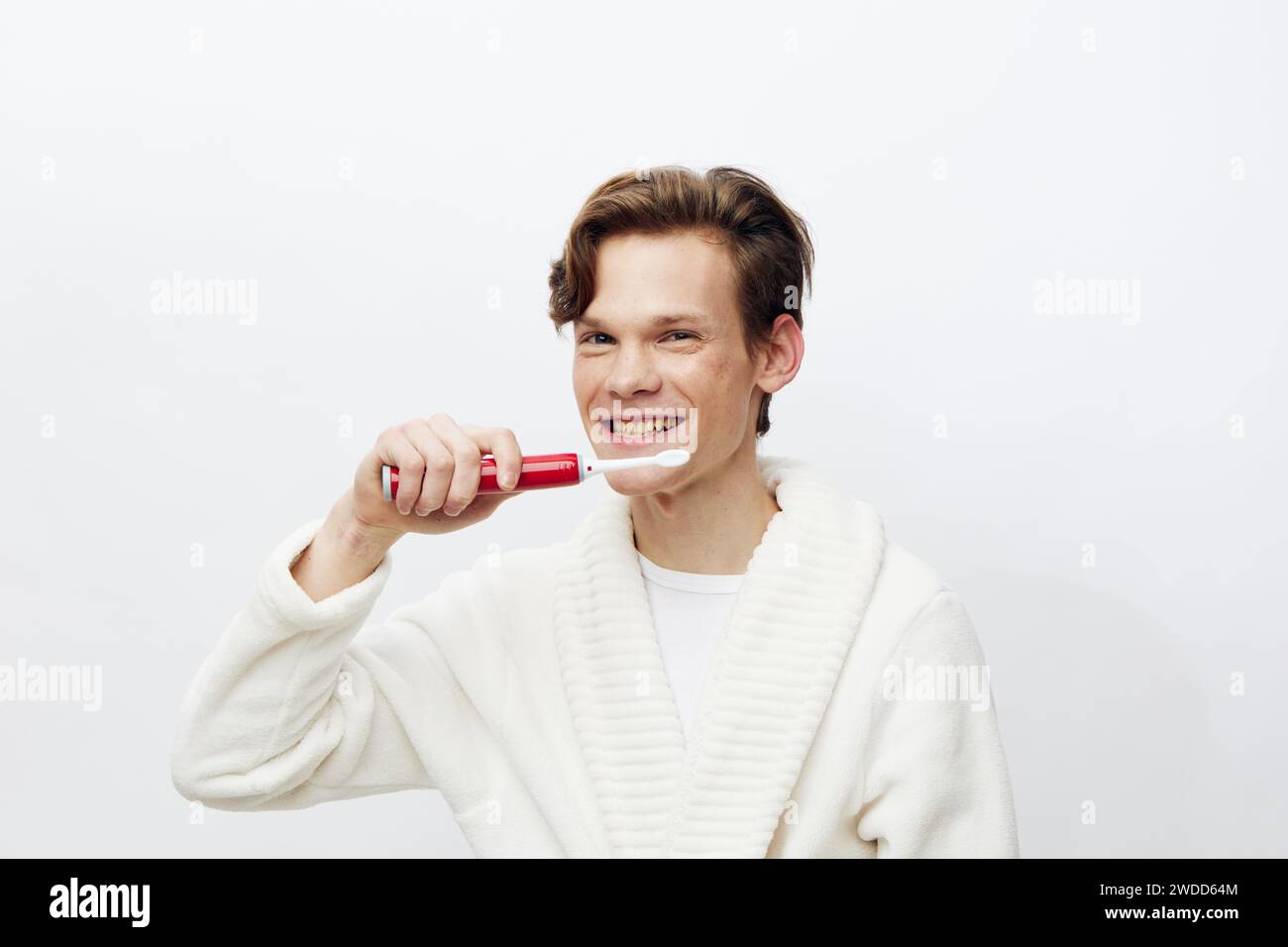 Fresh-Faced Morning Routine: A Collection of Clean-Cut Men Embracing a ...