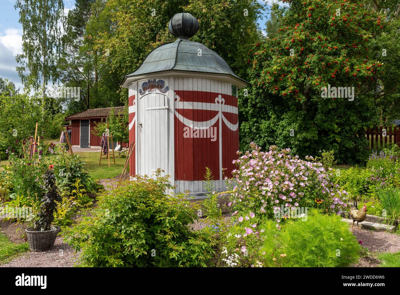 Carl Larssongården, Lilla Hyttnäs, garden, Sundborn, Dalarna, Sweden ...