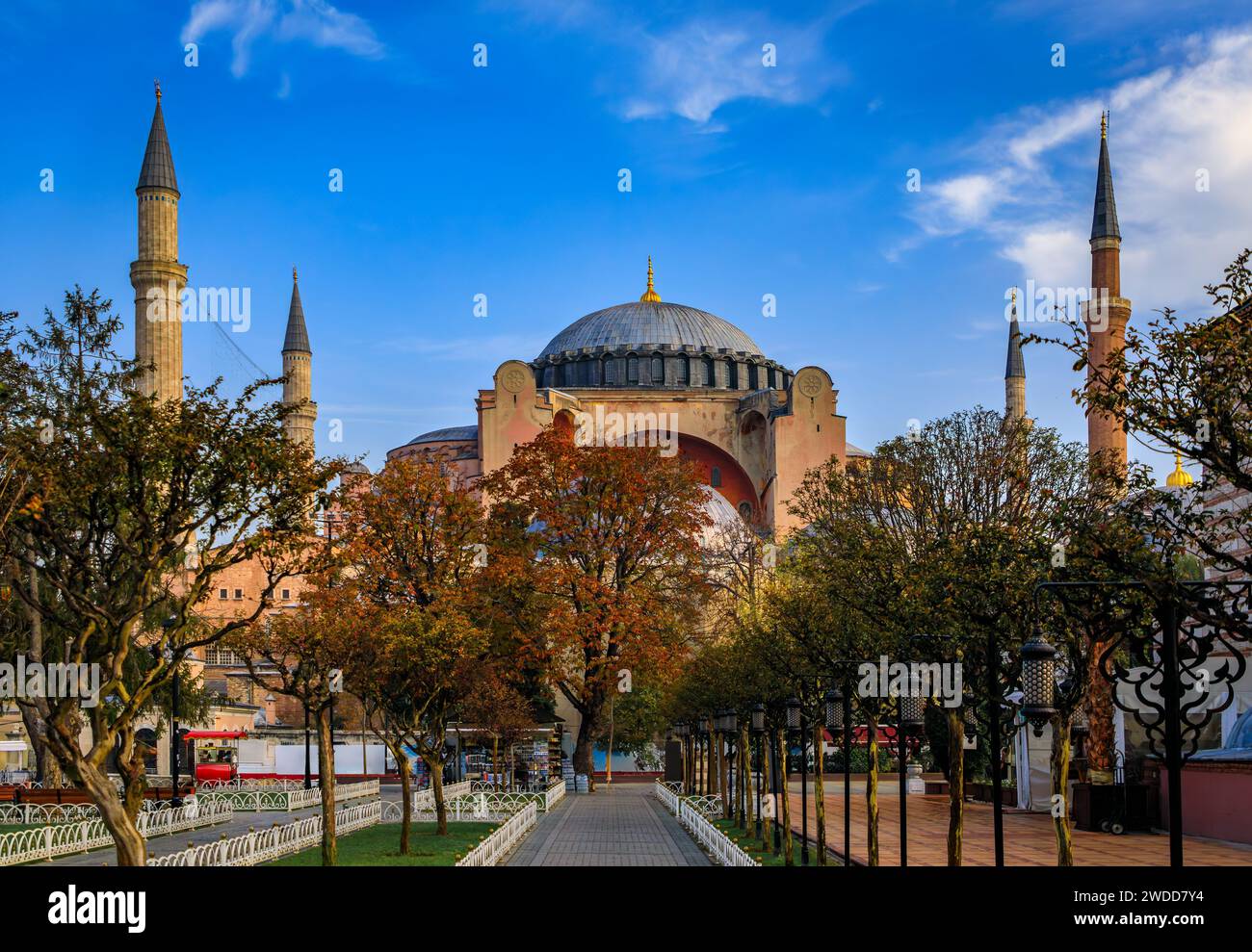 Iconic Hagia Sophia Grand Mosque in a former Byzantine church, major ...