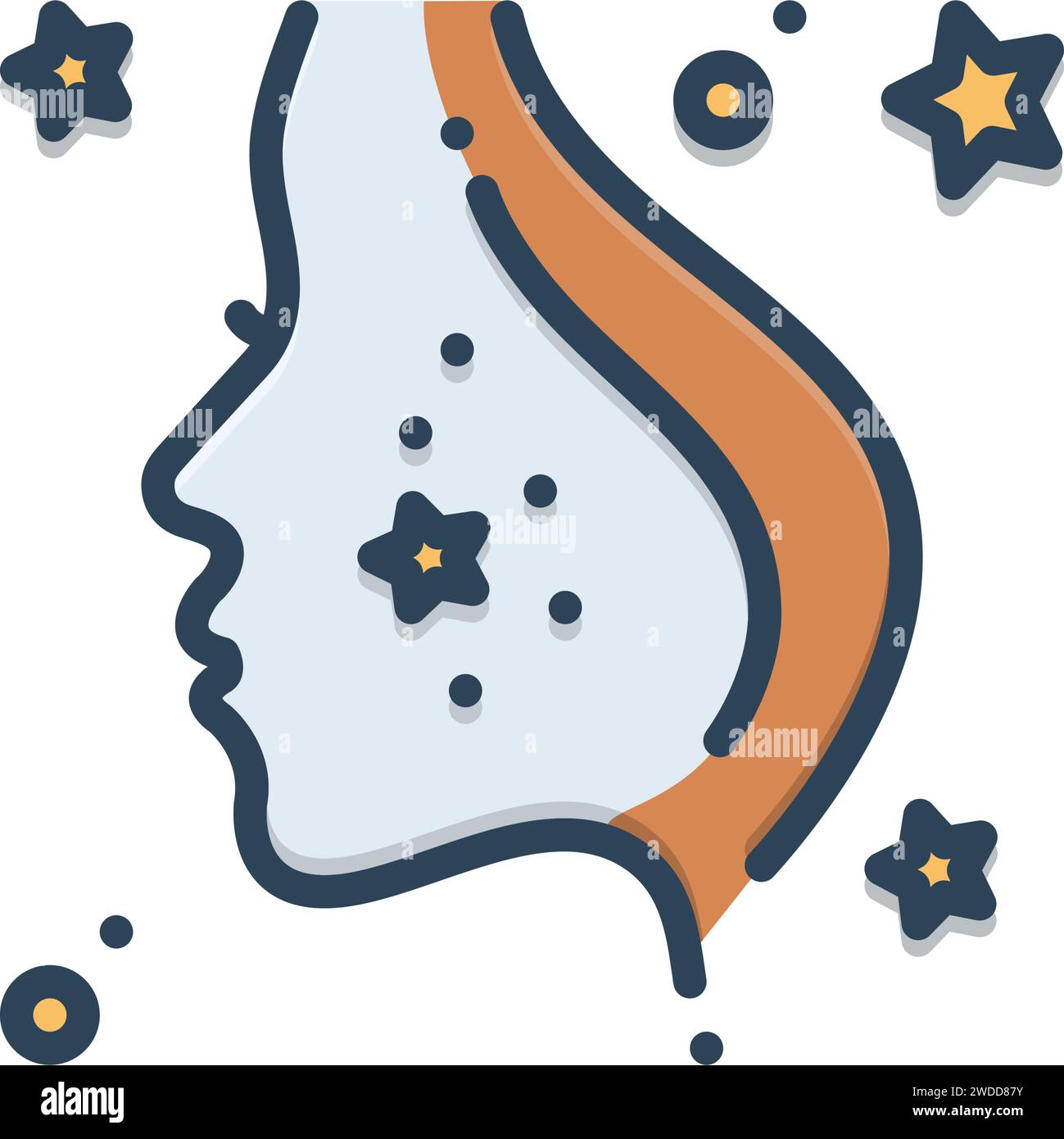 Icon for derma,face Stock Vector Image & Art - Alamy