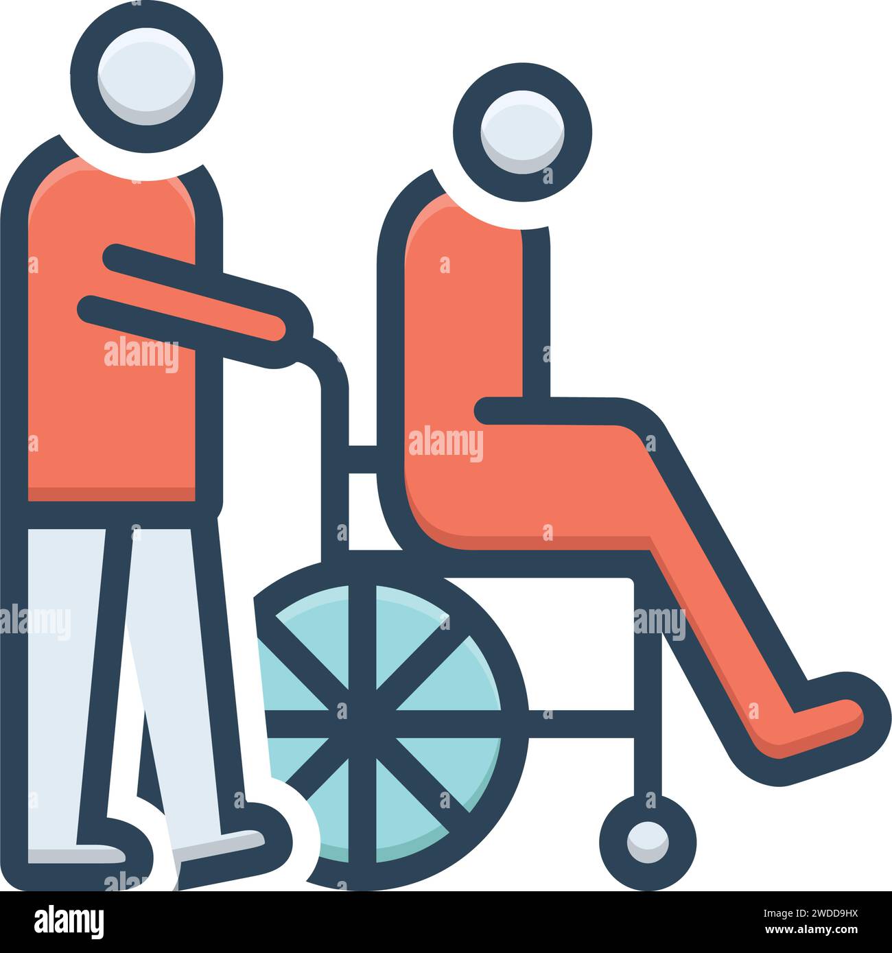 Caregivers illustration hi-res stock photography and images - Alamy
