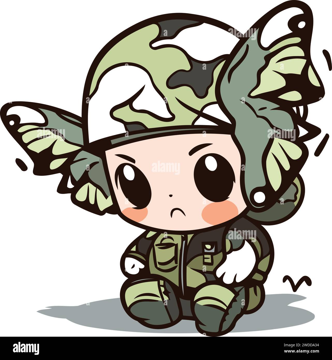 Soldier butterfly Stock Vector Images - Alamy