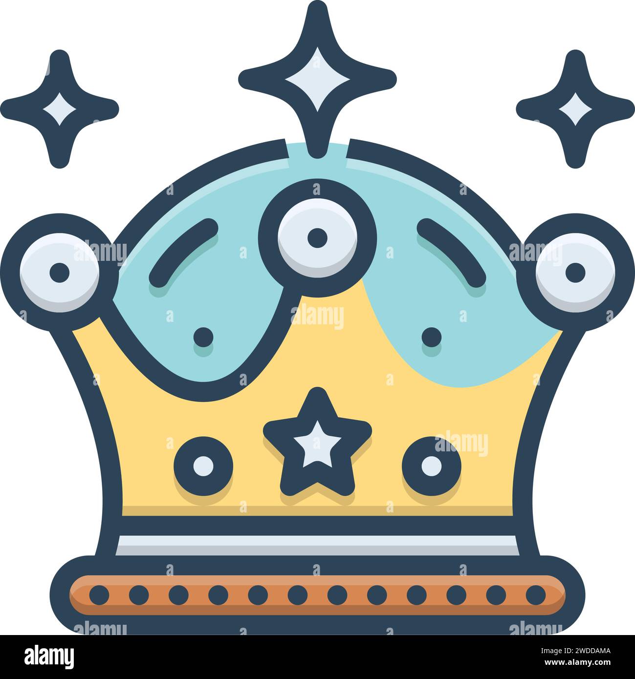 Diadem shape Cut Out Stock Images & Pictures - Alamy