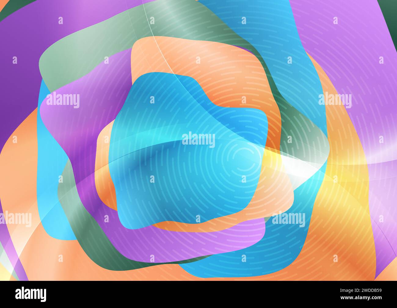Abstract concept futuristic geometric art background. Vector design ...