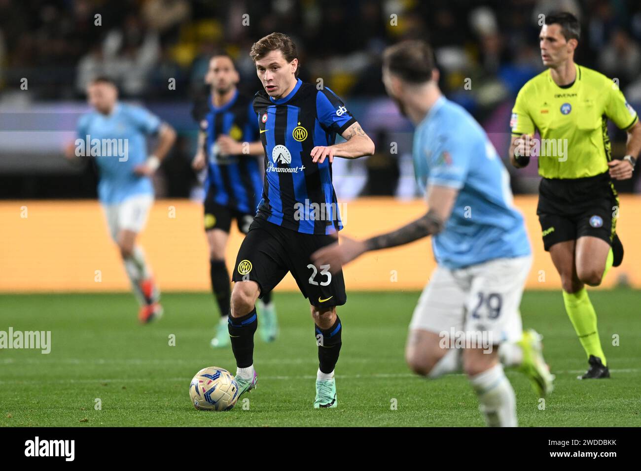 Nicolo Barella (Inter) during the Italian Italy SuperCup match between ...