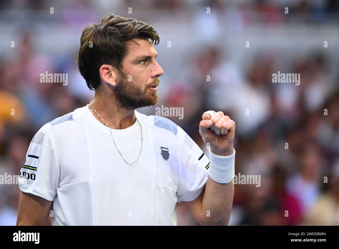 Melbourne, Australia. 20th Jan, 2024. Cameron Norrie of the United ...