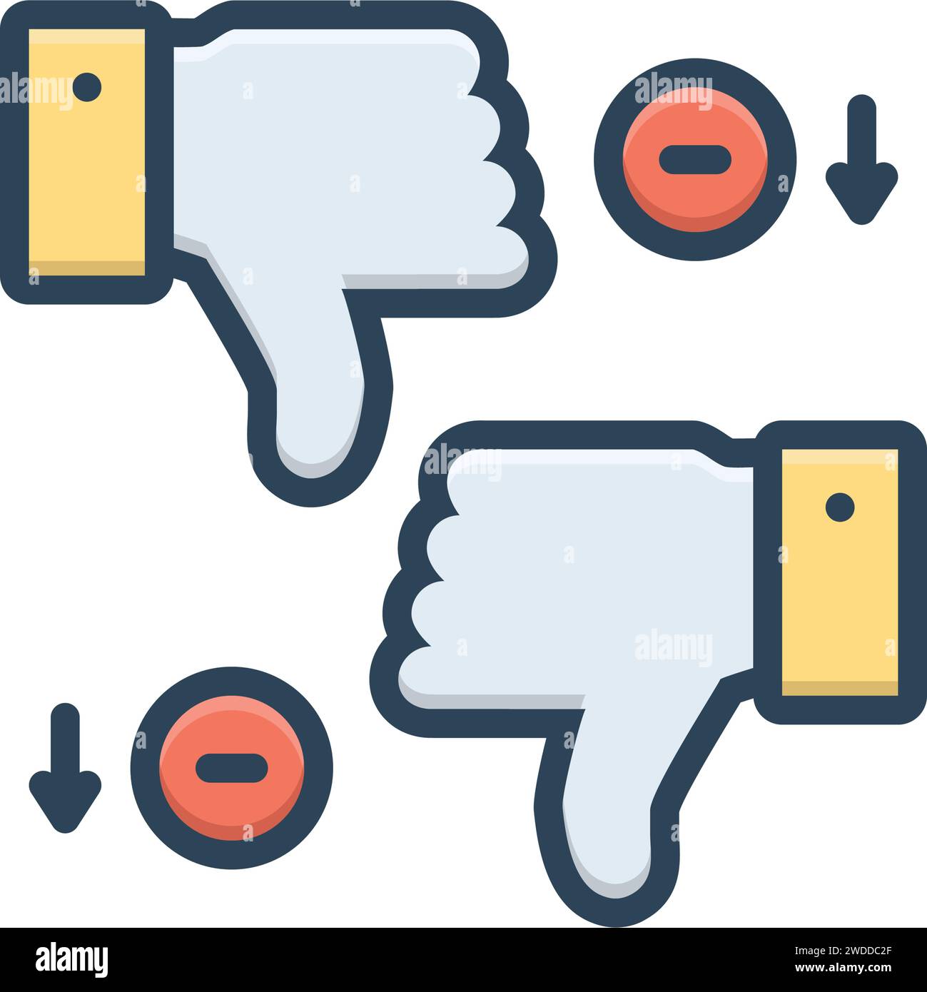 Icon for disadvantages Stock Vector Image & Art - Alamy