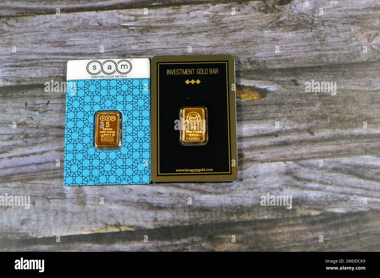 Cairo, Egypt, January 18 2024: BTC Bullion Trading Center and SAM ...