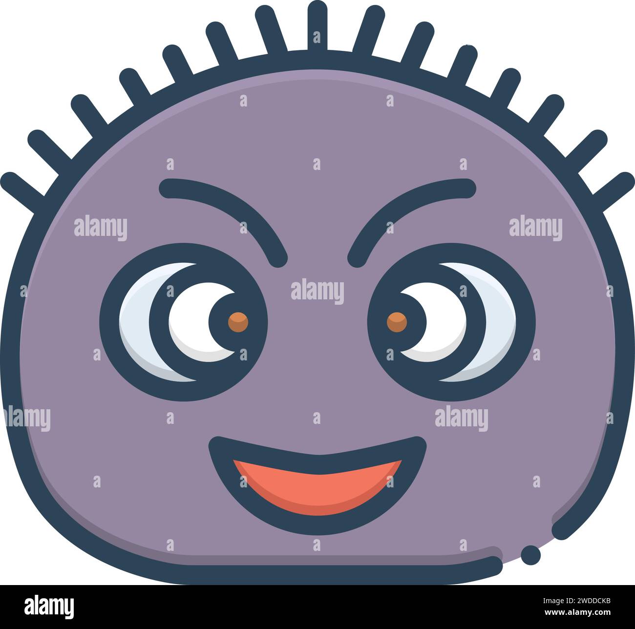 Icon for fuzzy, frizzy Stock Vector Image & Art - Alamy