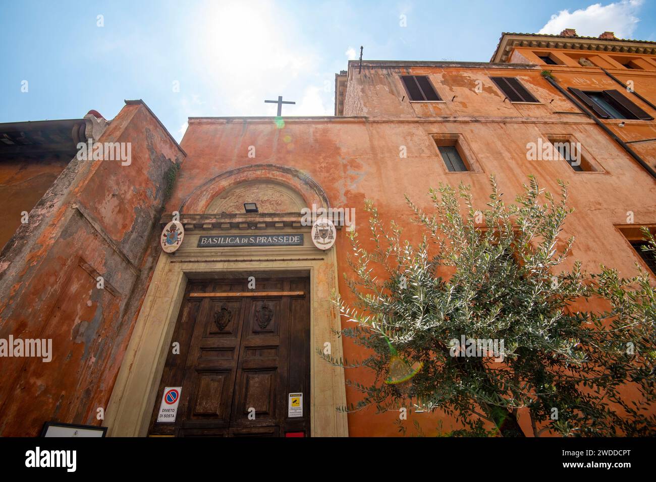 Basilica of Saint Praxedes - Rome - Italy Stock Photo - Alamy