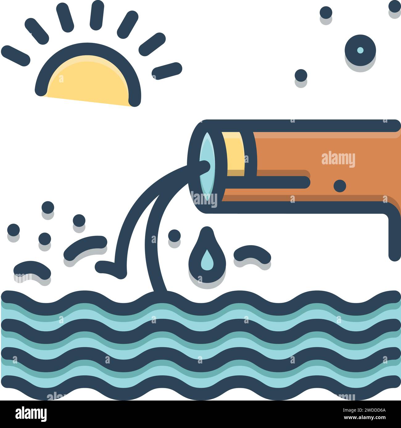Icon for effluent Stock Vector Image & Art - Alamy