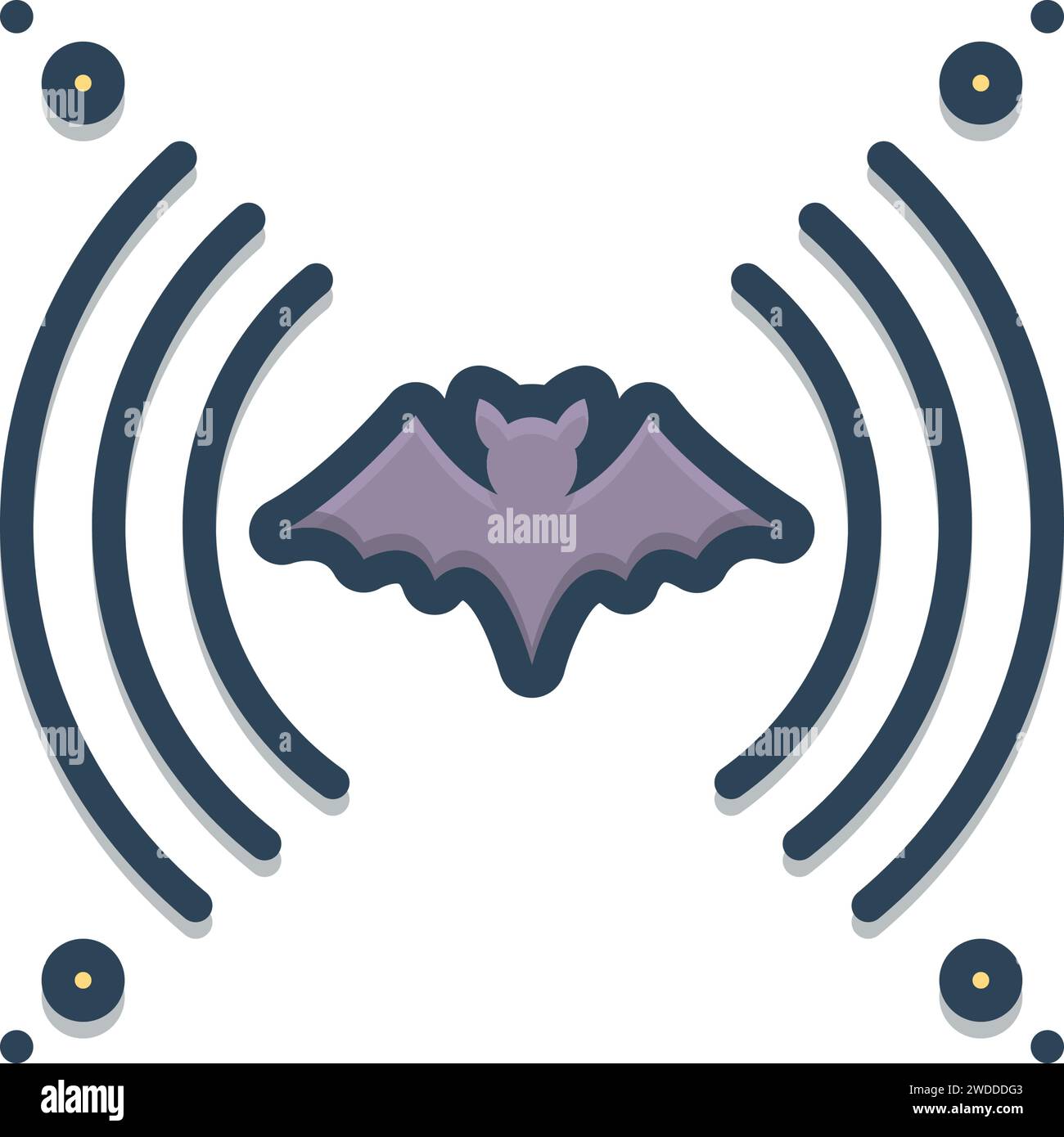 Icon for echolocation Stock Vector Image & Art - Alamy