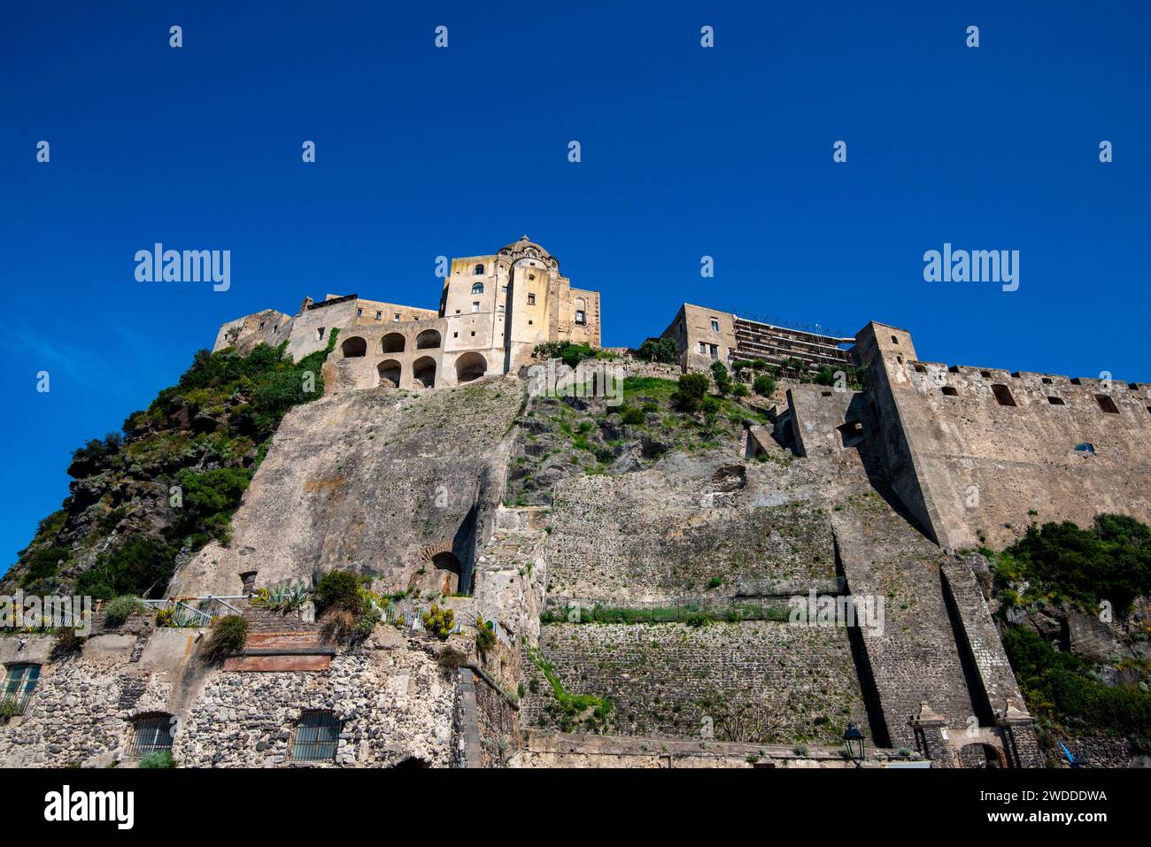 Aragonese Castle of Ischia - Italy Stock Photo - Alamy
