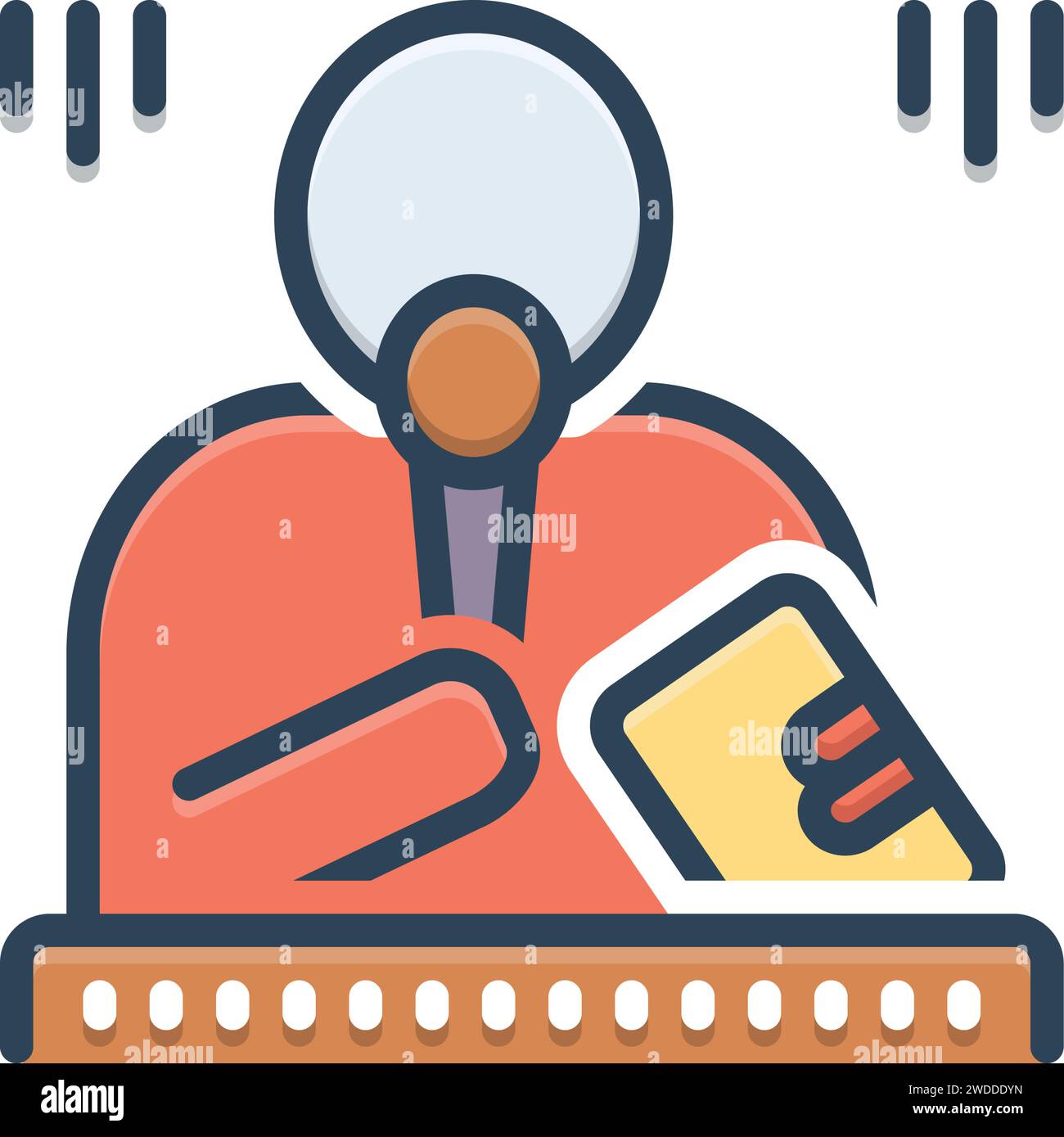 Icon for emcee Stock Vector Image & Art - Alamy