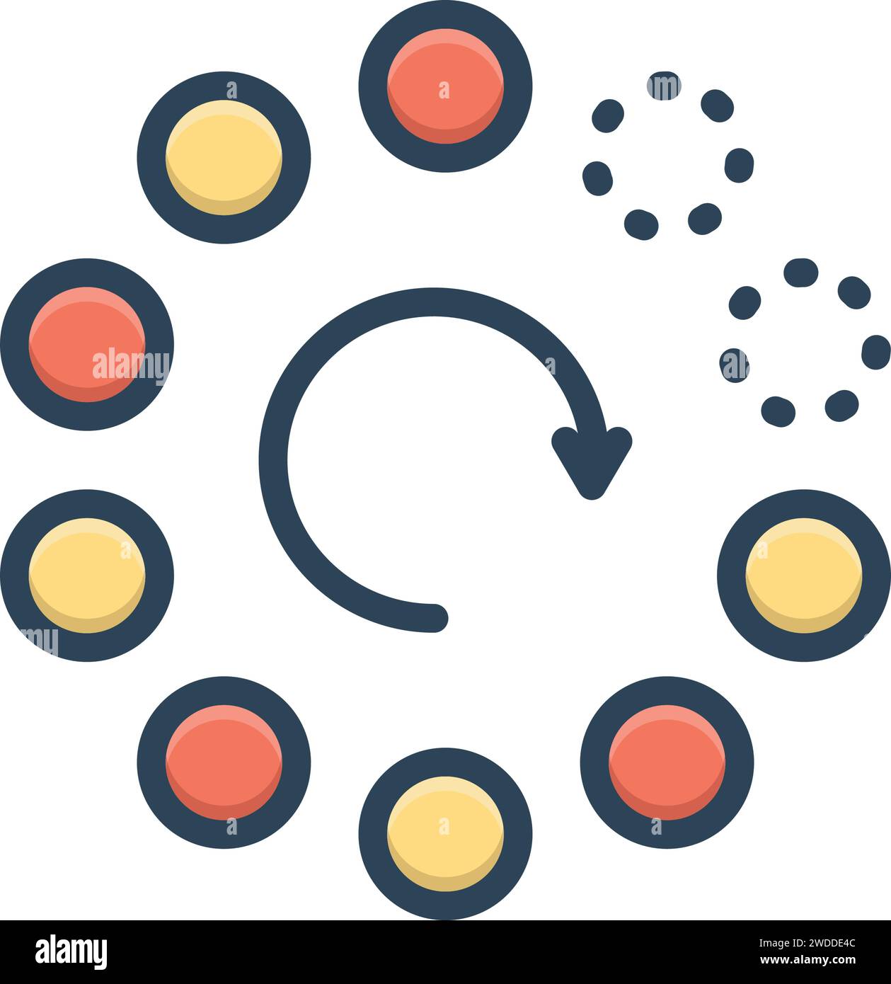 Gradually came Stock Vector Images - Alamy