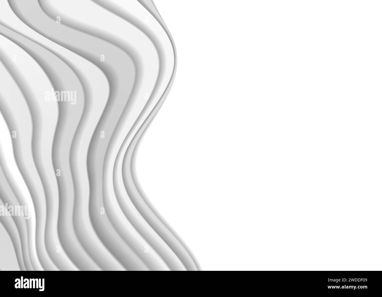 Grey smooth refracted curved waves hi-res stock photography and images ...