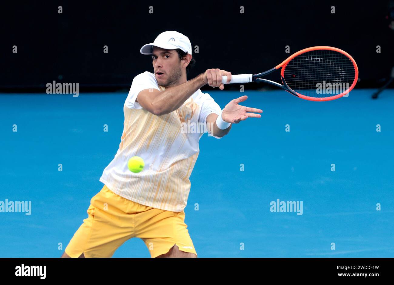 Melbourne, Australia, 20th Jan, 2024. Tennis player Nuno Borges from ...