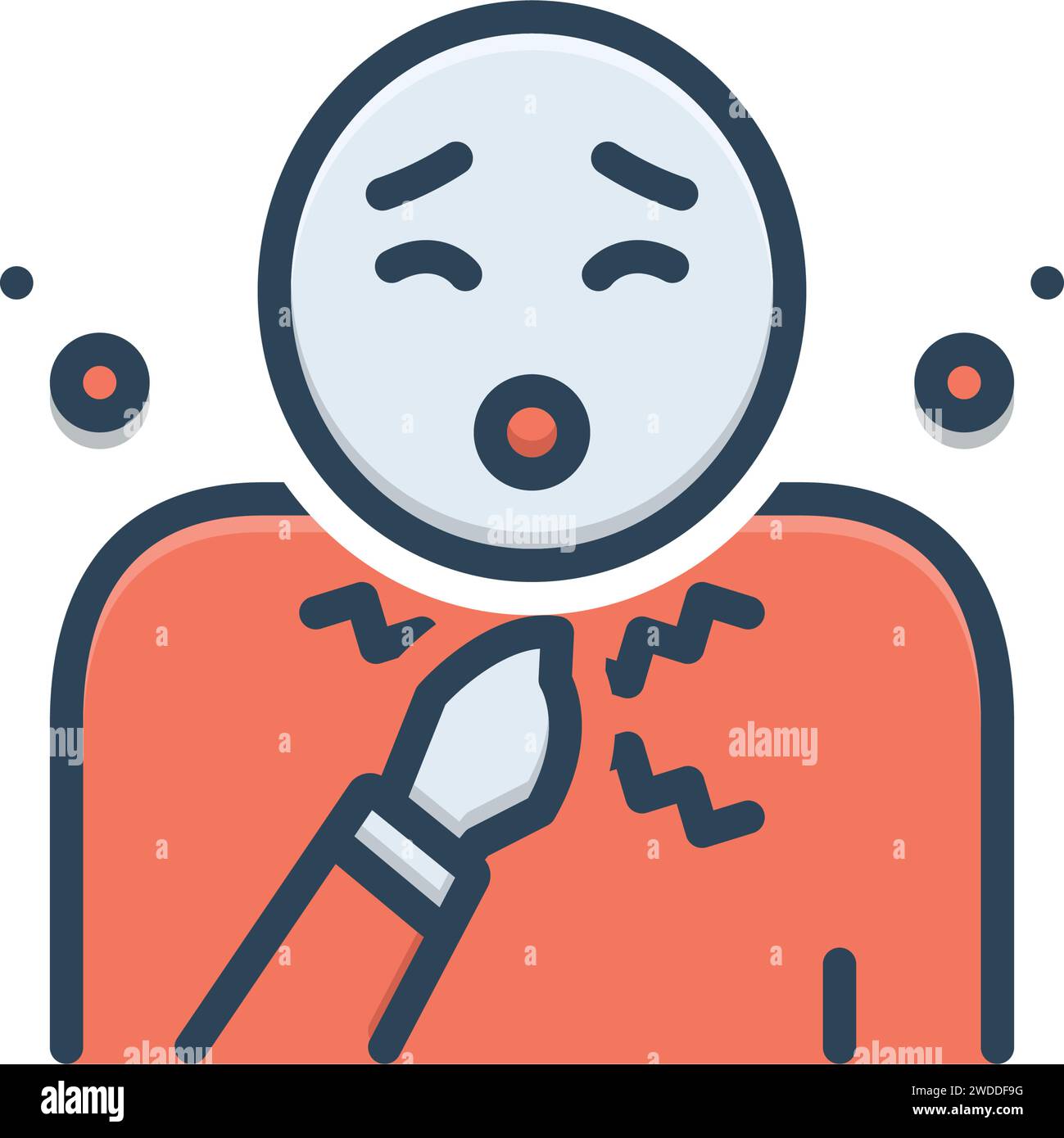 Icon for hiccup Stock Vector Image & Art - Alamy