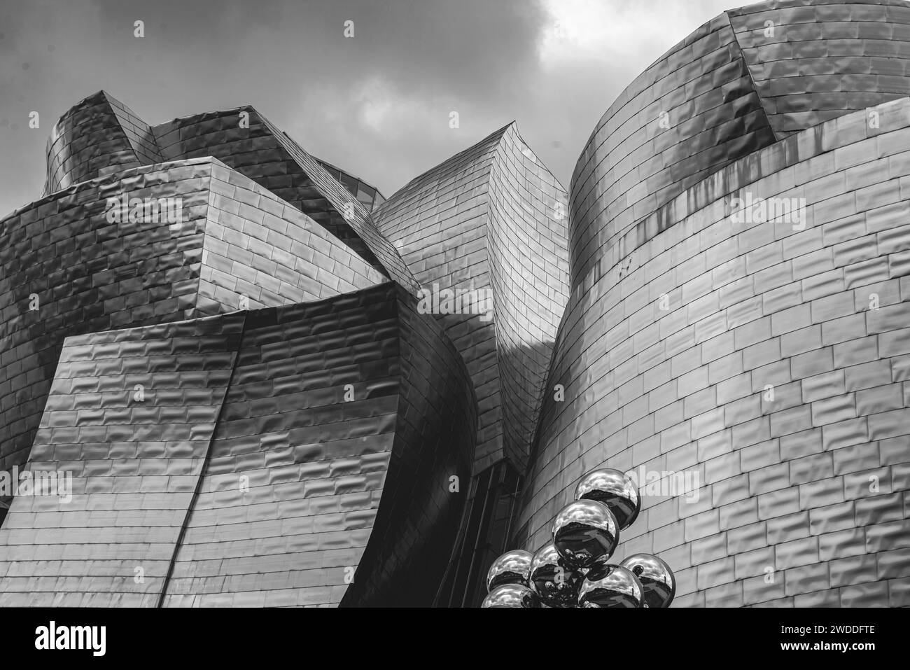 Guggenheim Museum Bilbao, in Bilbao, Basque Country, Spain Stock Photo ...