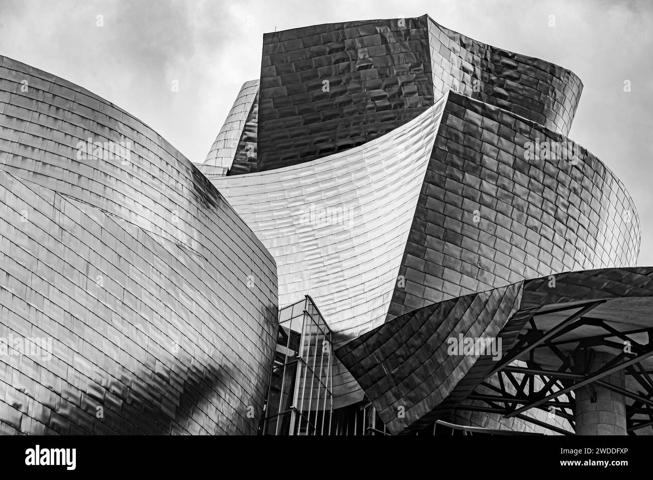 Guggenheim Museum Bilbao, in Bilbao, Basque Country, Spain Stock Photo ...