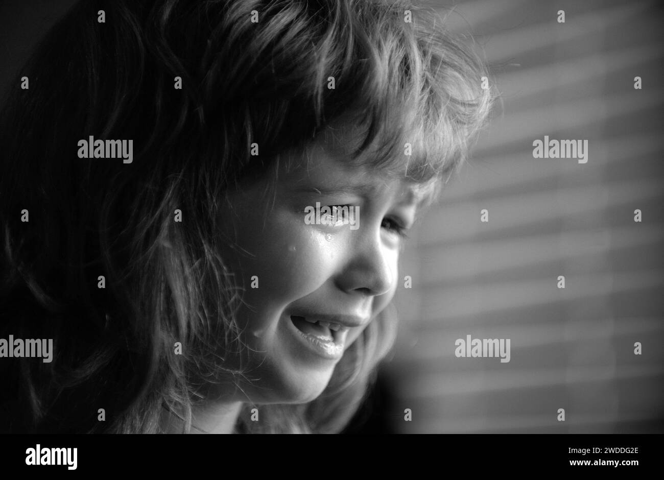 Close up face of little boy crying with tears. Portrait of a kid Cry at ...