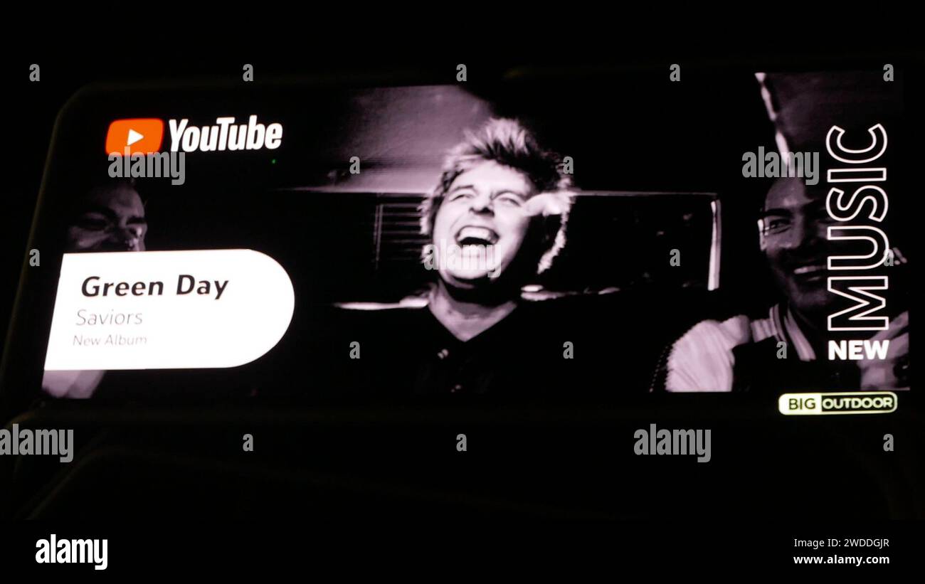 Los Angeles, California, USA 19t January 2024 Green Day New Saviors ...
