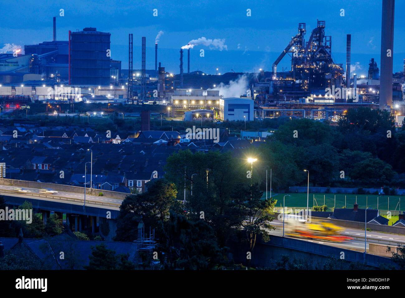 Port Talbot Steelworks. Tata Steel had decided to shut down its blast ...