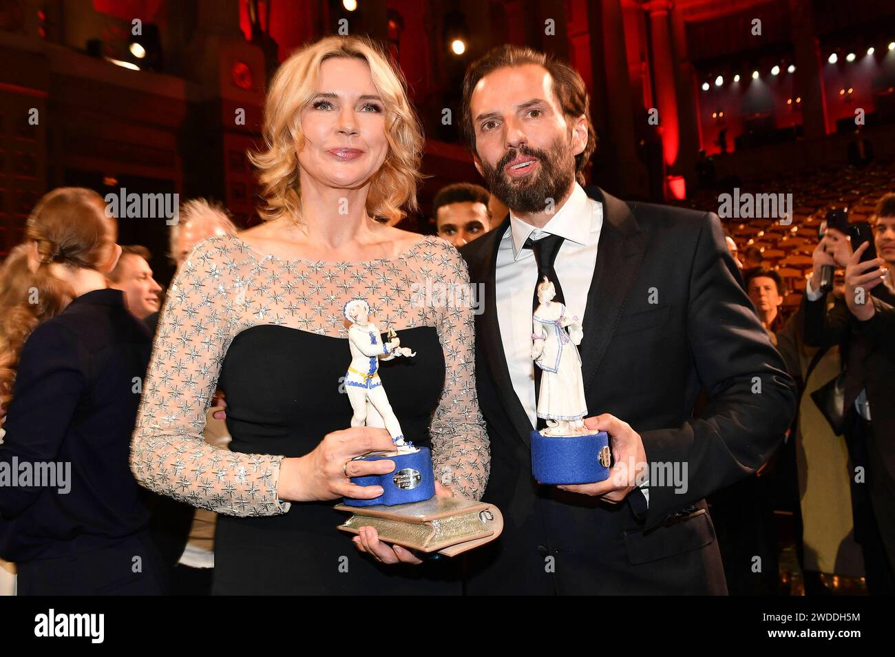 Veronica Ferres und Quirin Berg bei der Verleihung des 45. Bayerischen ...