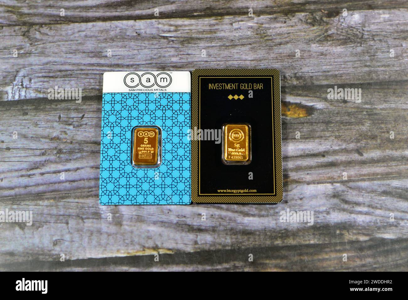 Cairo, Egypt, January 18 2024: BTC Bullion Trading Center and SAM ...