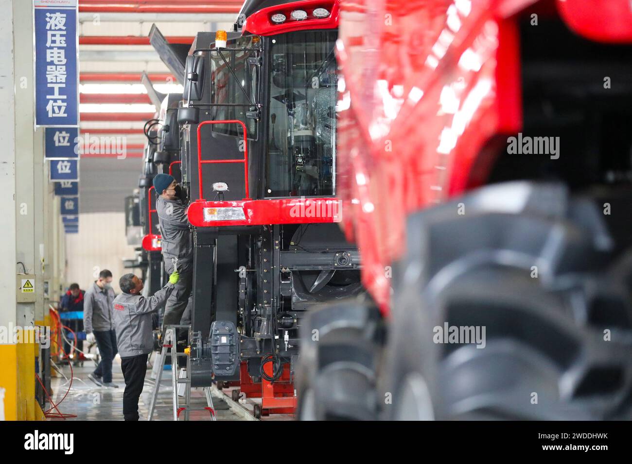 Gaomi China January 20 2024 The Production Line Of An