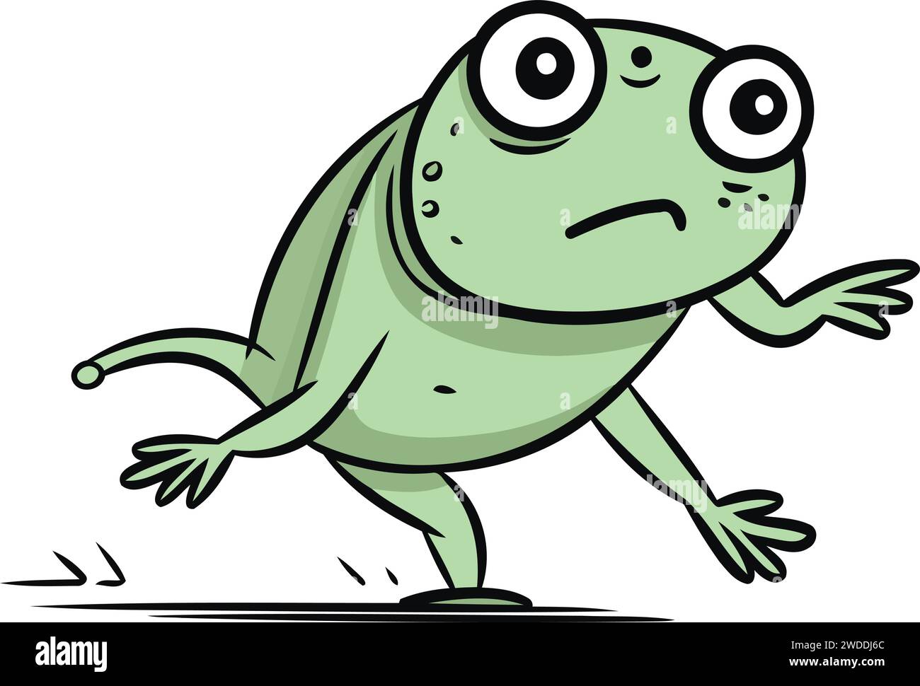 Running toad Stock Vector Images - Alamy