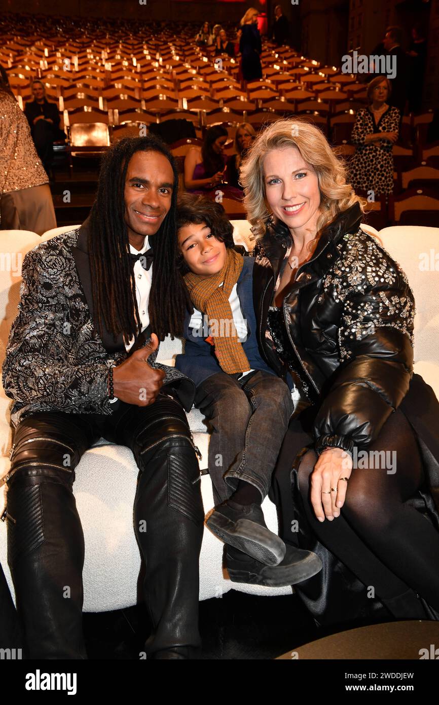 Fab Morvan, Stella und Sohn Sacha / Verleihung des Bayerischen ...