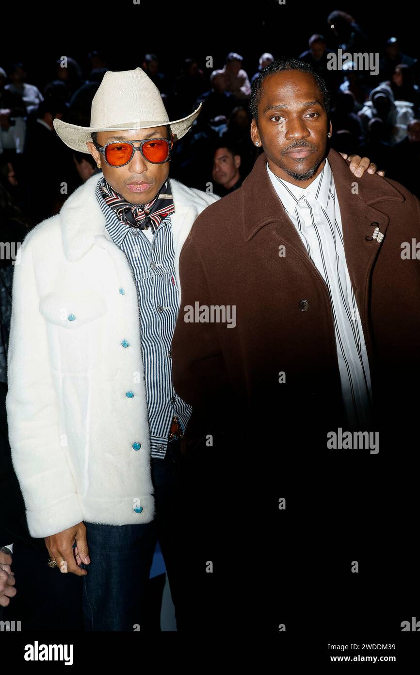 Paris, Frankreich. 19th Jan, 2024. Pharrell Williams and Pusha T at ...