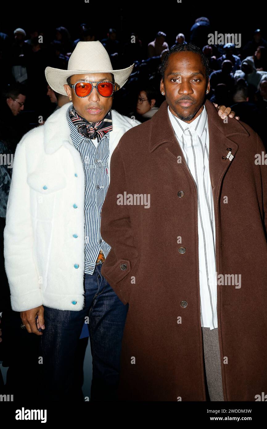 Paris, Frankreich. 19th Jan, 2024. Pharrell Williams and Pusha T at ...